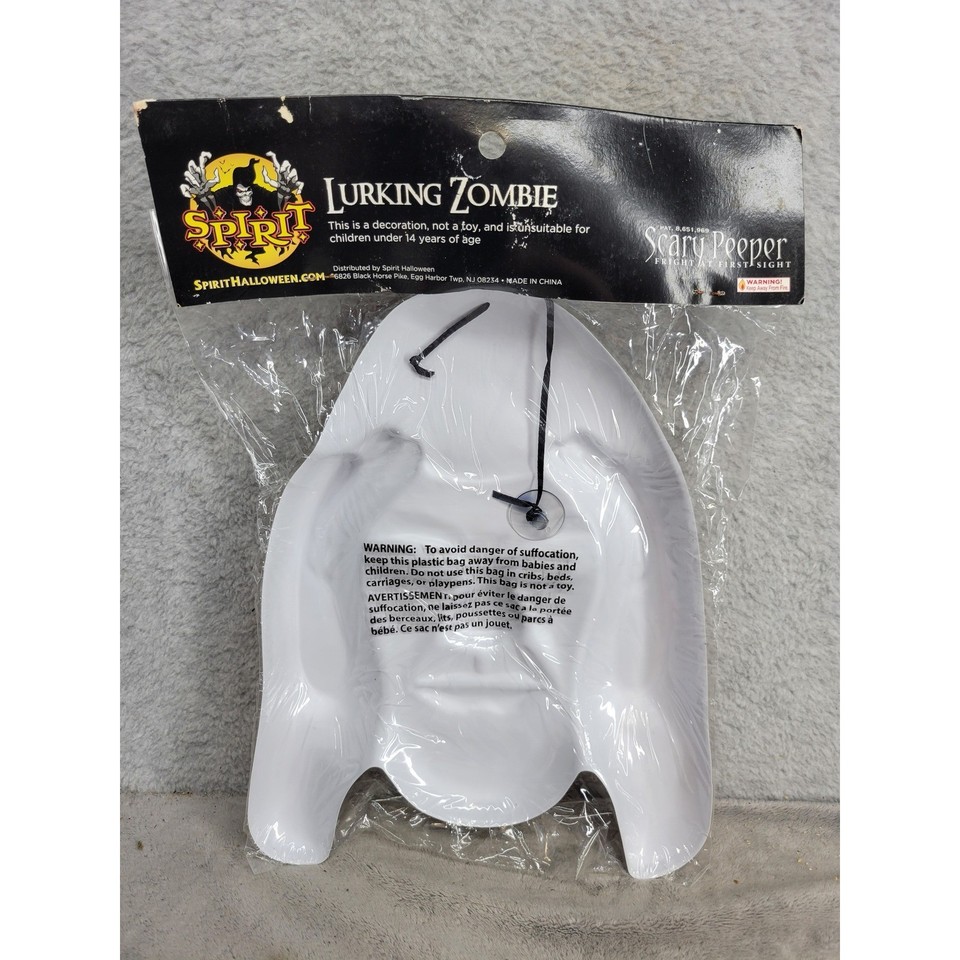 Spirit Halloween Lurking Zombie Decoration Scary Peeker Hanging Prop | eBay