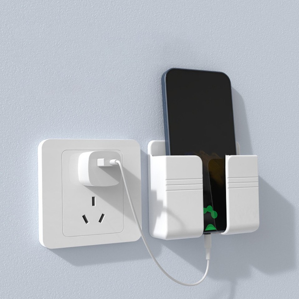 6pcs Wall Mount Phone Holder Phone Charging Holder Phone Stand Wall ...