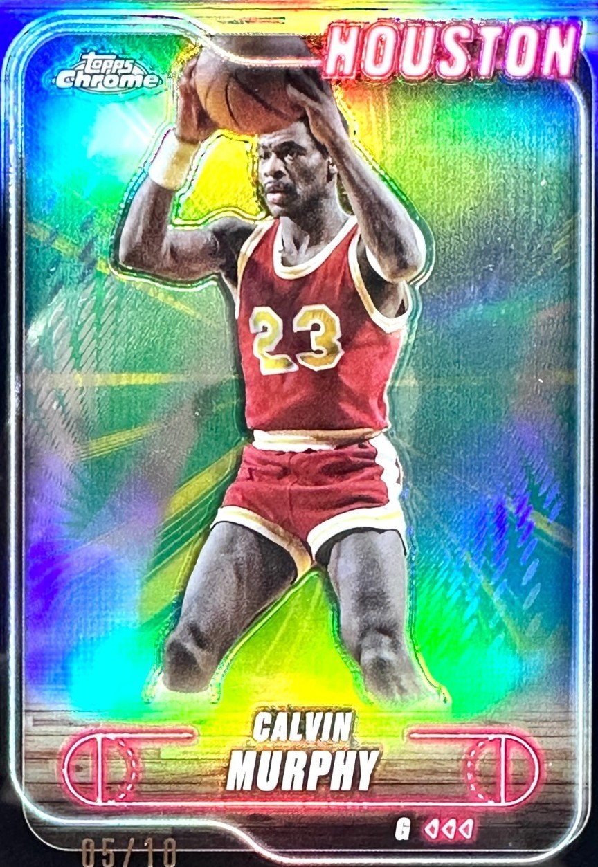 2024-25 Topps Chrome - Calvin Murphy #142 Black Refractor /10 for sale ...