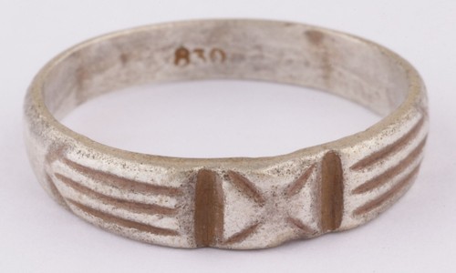 German Iron Cross pattée Ring 830 Sterling Silver WW1 wwI WW2 wwII ...