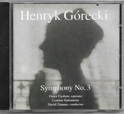 Henryk Gorecki Symphony No. 3 CD David Zinman | eBay Australia