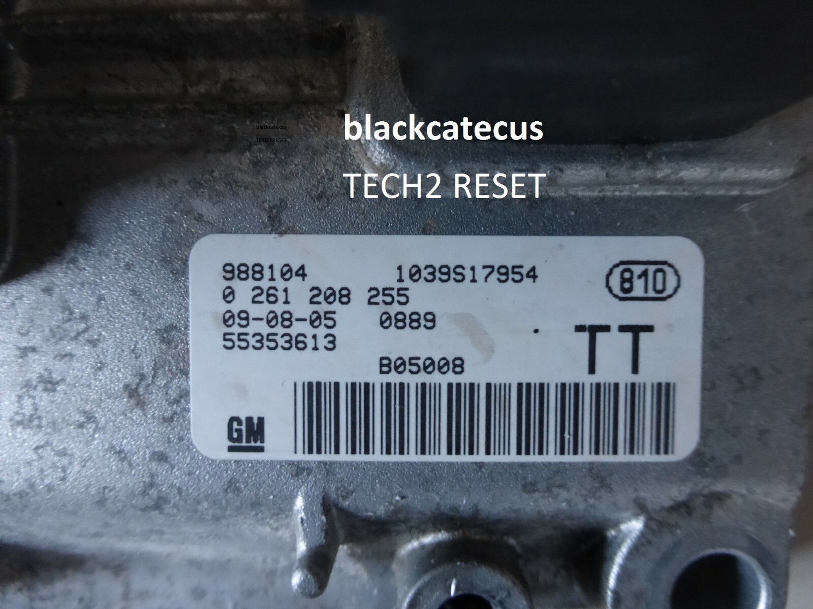 Opel Vauxhall MERIVA 1.4 Z14XEP 16V TECH 2 RESET ECU ECM 55353613 TT ...