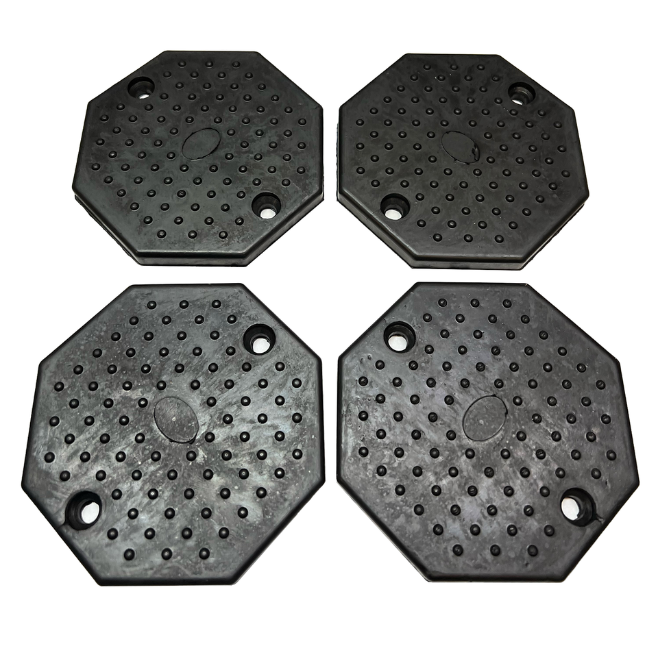 4x Octagon Heavy Duty Rubber Arm Pads Car Lift Accessories For Two Post ...