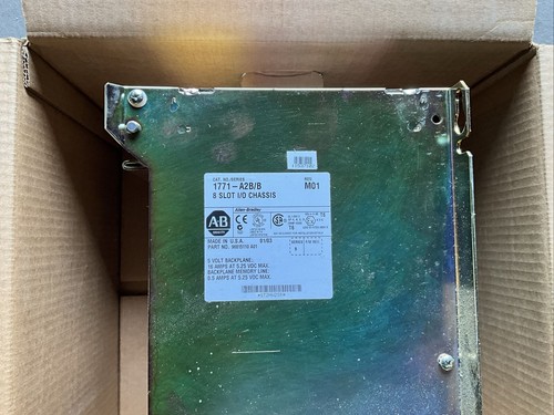 AB 1771-A2B 8-Slot Back Panel Mount Universal Input/Output Chassis US ...
