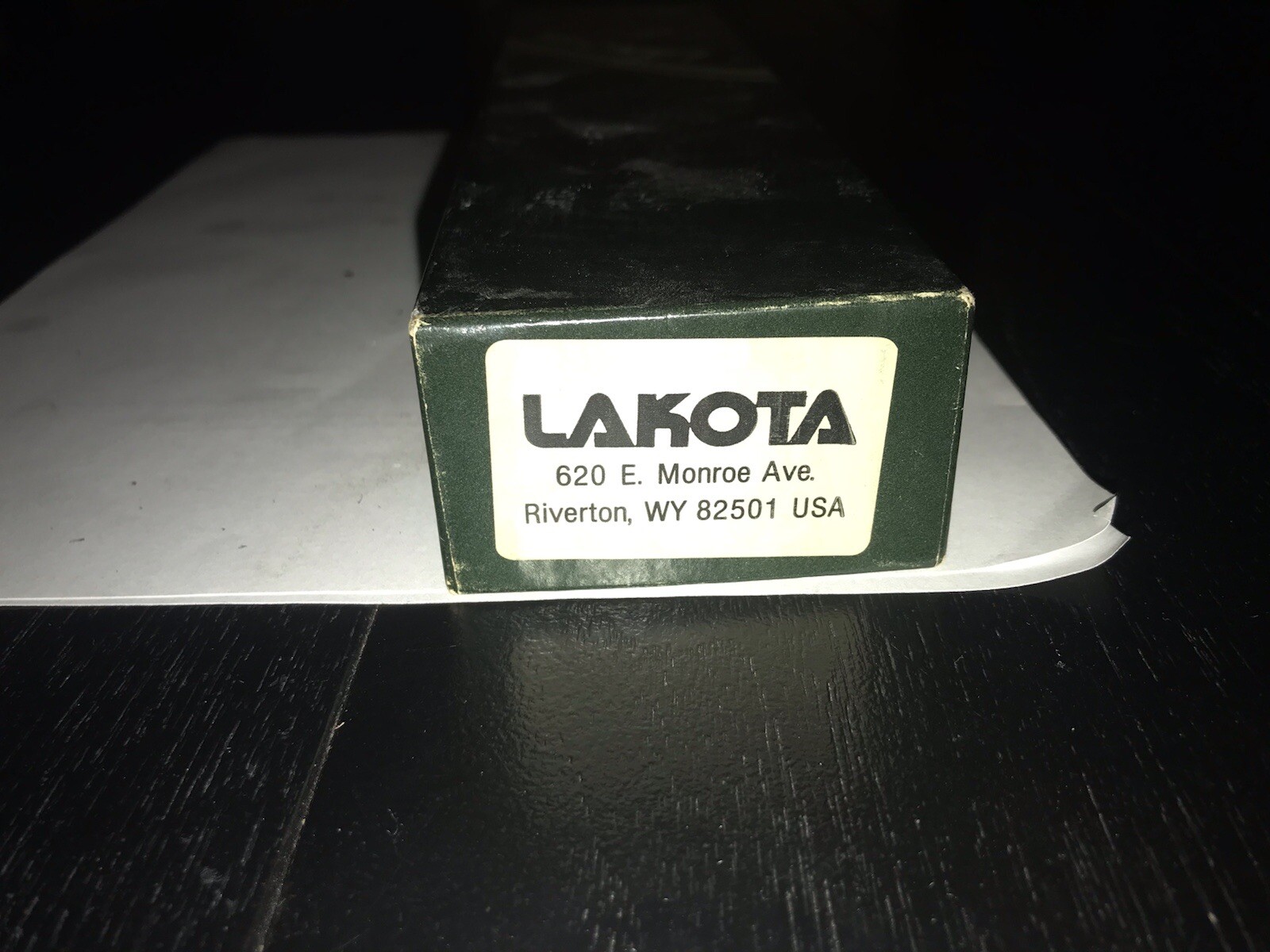 Lakota Fish Hawk mint boning knife, sheath Seki Japan box & paper ...