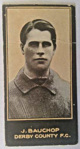 Smiths Cigarette Cards Footballers J. Bauchop - Derby County F.C. # 107 ...