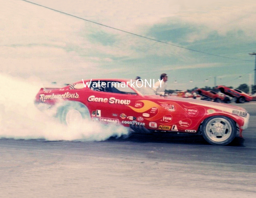 Gene Snow "Rambunctious" 1971 Dodge Charger NITRO Funny Car PHOTO! #(26 ...