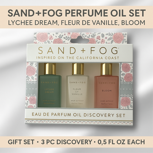 Sand + Fog Perfume Oil Set 3-Pack Great gift for Mother’s Day or any ...