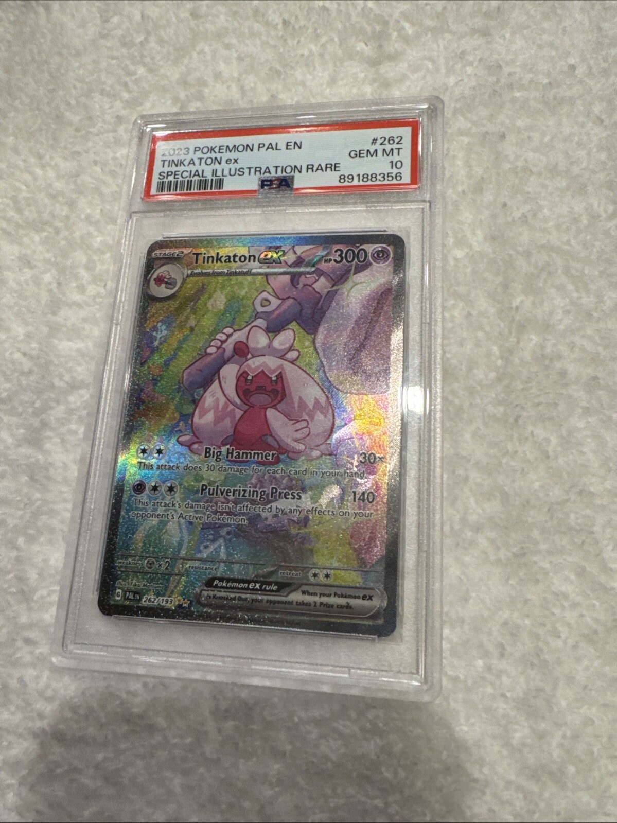 Tinkaton ex 2023 Scarlet & Violet: Paldea Evolved #262/193 Special ...