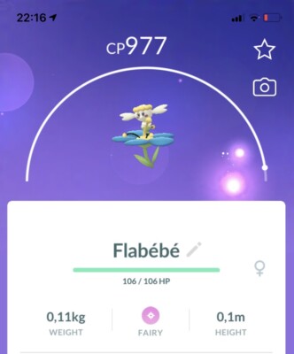 Blue Flabébé Pokemon Gen6 Go Asia Regional Pokémon Flabebe (Floette ...