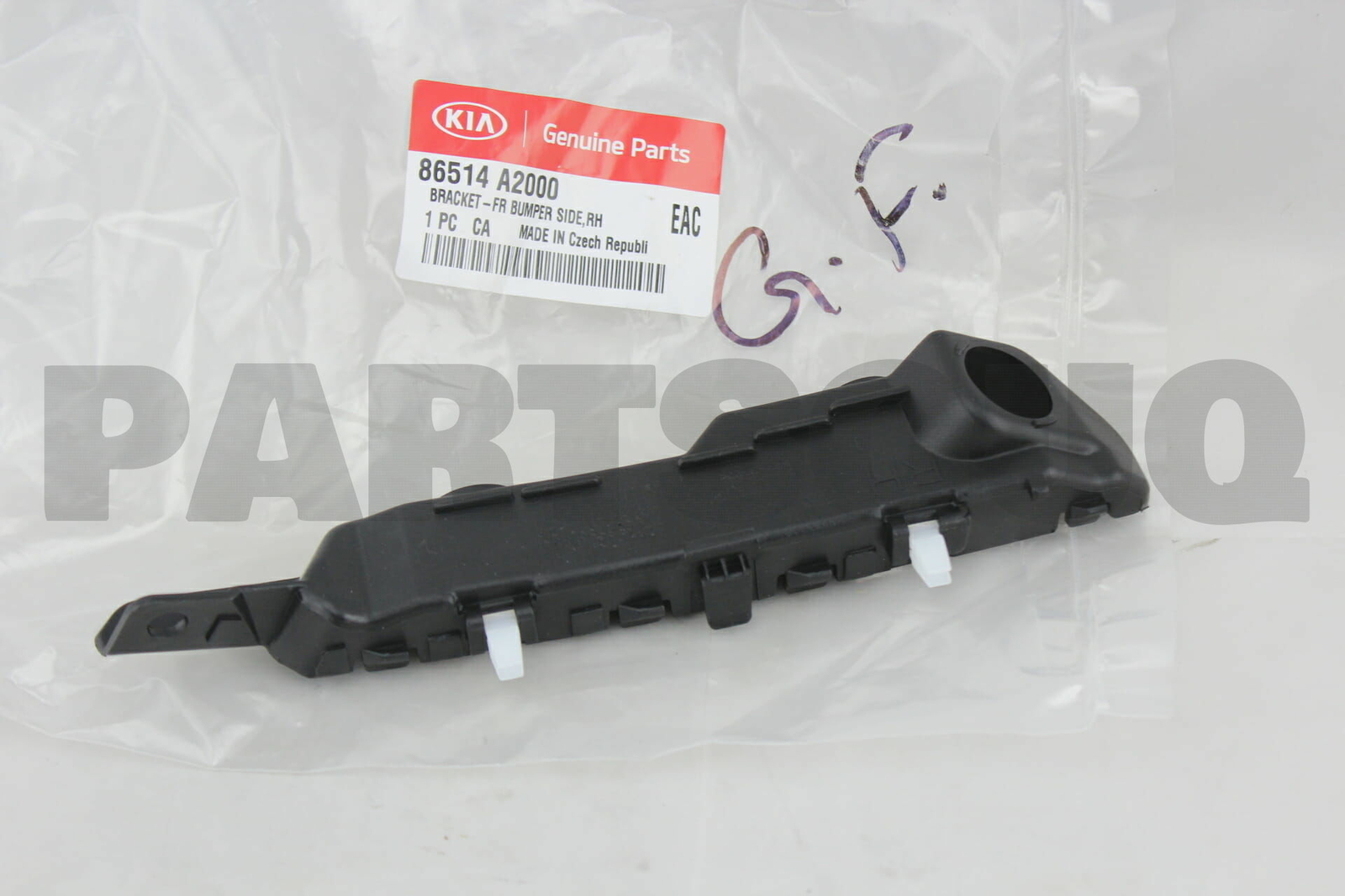 86514A2000 Genuine Hyundai / KIA BRACKET-FR BUMPER SIDE,RH | eBay