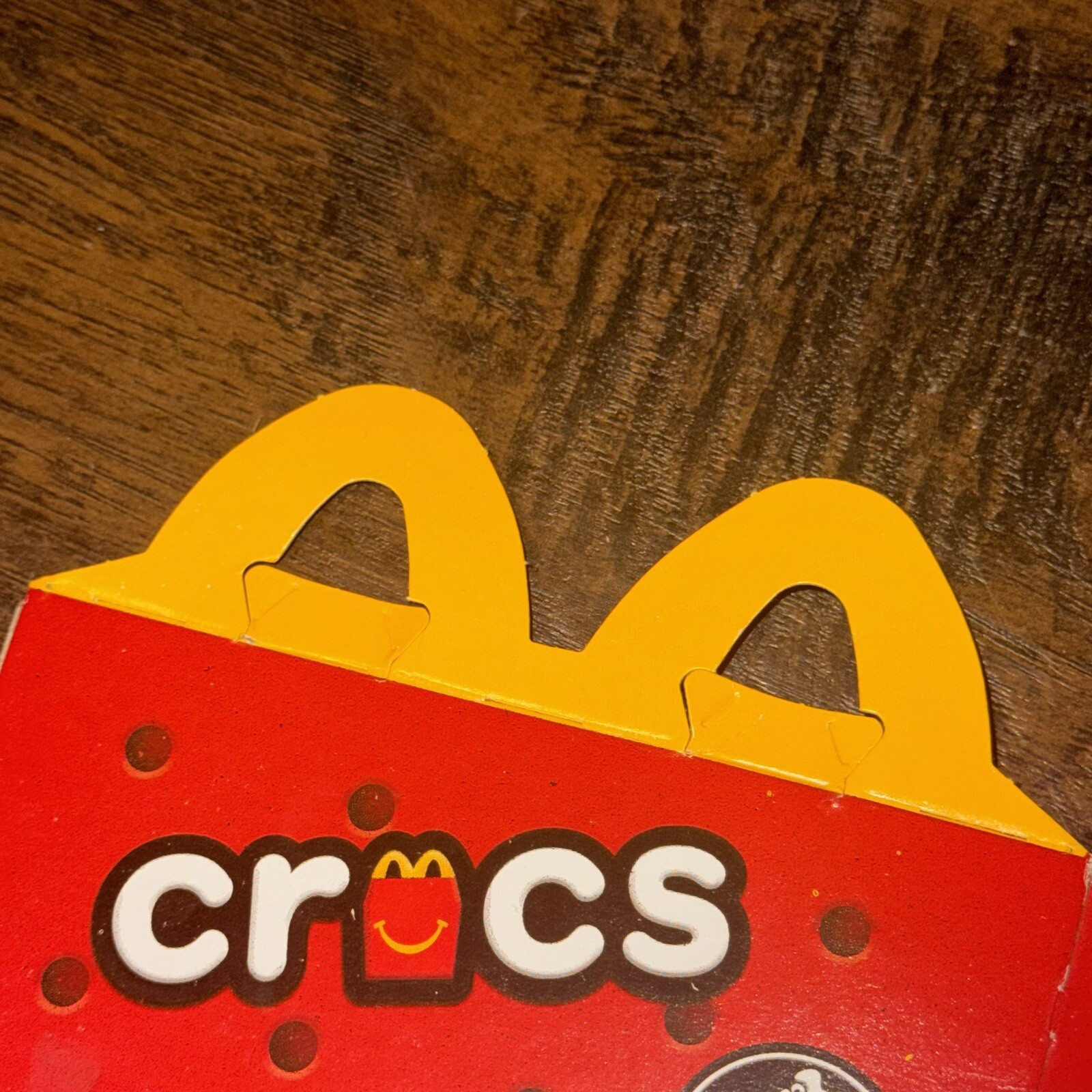 2024 Crocs X McDonald's Kid's Happy Meal cardboard serving meal box | eBay
