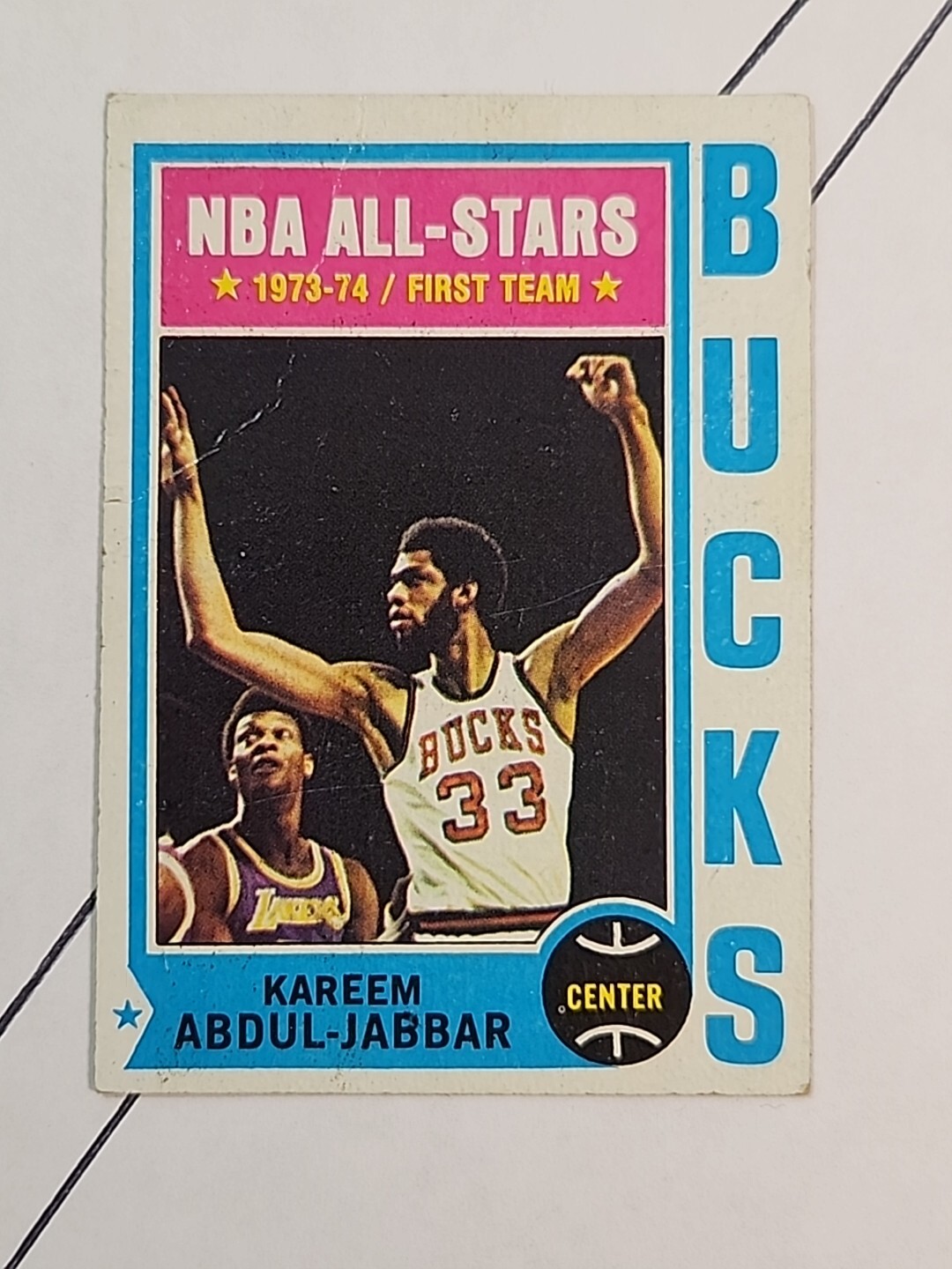 1974-75 Topps Vg Kareem Abdul-Jabbar Milwaukee Bucks #1 | eBay