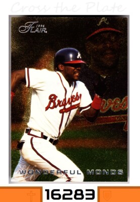 1-1996 FLAIR GOLD PARALLEL WONDERFUL MONDS BRAVES SP CARD#208 | eBay