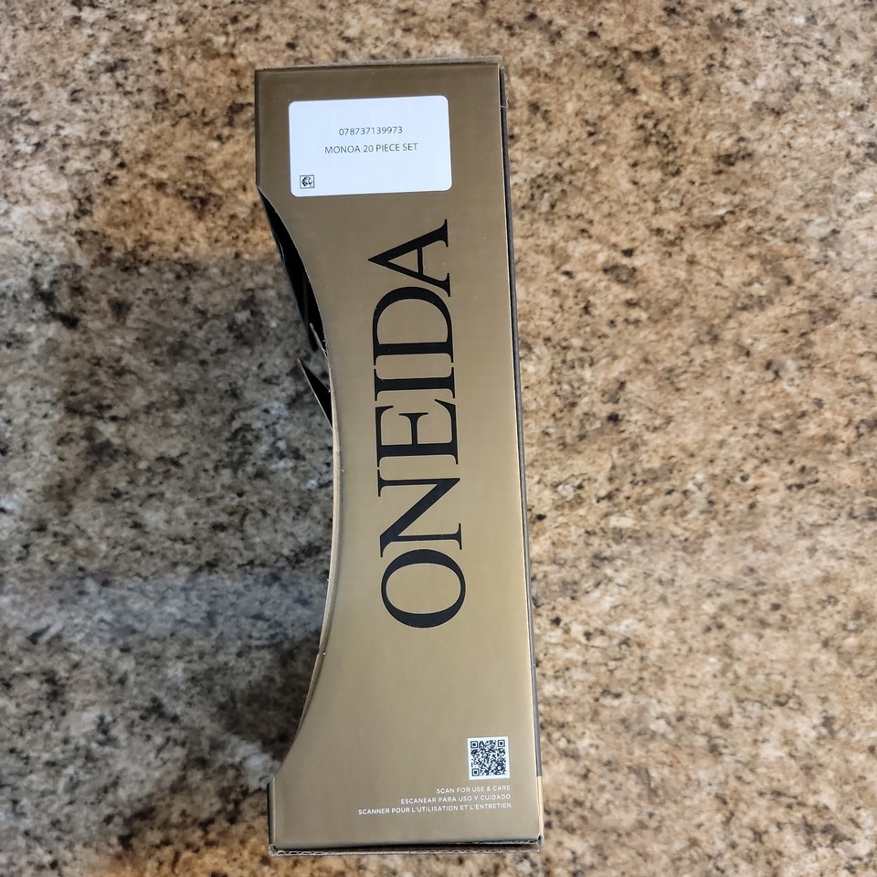 Oneida Monoa 20-Piece Stainless Steel Flatware Set (Service for 4) | eBay