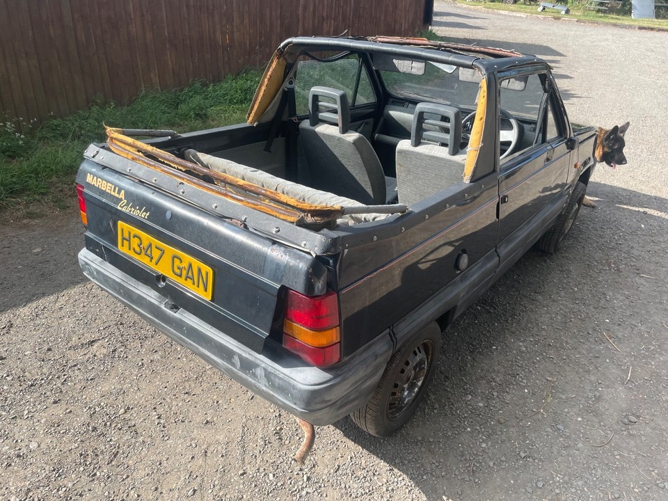 Seat Marbella Cabriolet 1990 Very Rare Super Ugly Factory Convertible ...