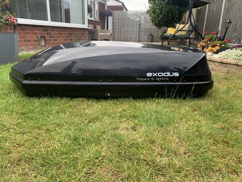 Exodus 470L Roof Box Gloss Black | eBay UK