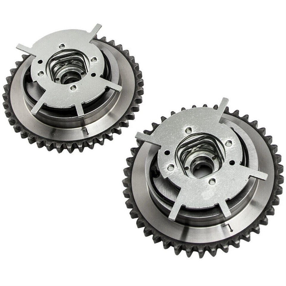 NEW Camshaft Phaser Sprocket Timing Tensioner Guides Chain Kit For Ford ...