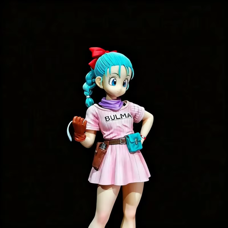 In-Stock Jt Statue Dragon Ball Z Bulma Figure Lunch Figurine Bulam Pvc ...