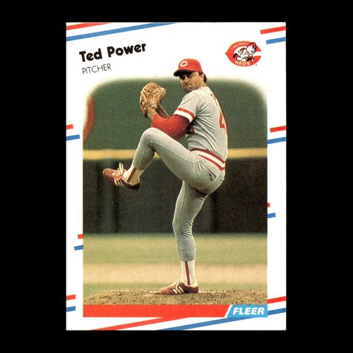 Ted Power 1988 Fleer Cincinnati Reds #245 R326S 44 | eBay