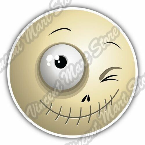 Voodoo Macumba Smiley Emotions Joke Corpse Car Bumper Vinyl Sticker ...