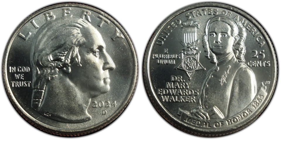 2022 - 2025 American Women Commemorative Quarter P or D Mint Mark ...