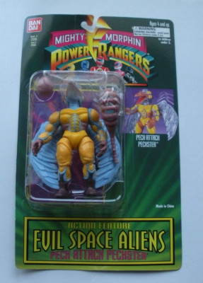 Mighty Morphin Power Rangers Evil Space Aliens Peck Attack Peckster ...
