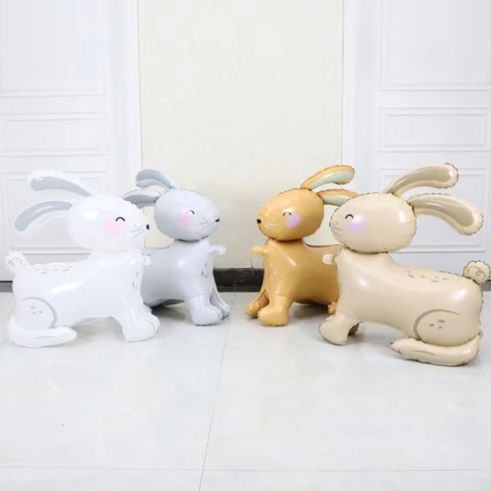 4d Bunny Balloon Lovely Ornament Wedding Party Inflatable Rabbit ...