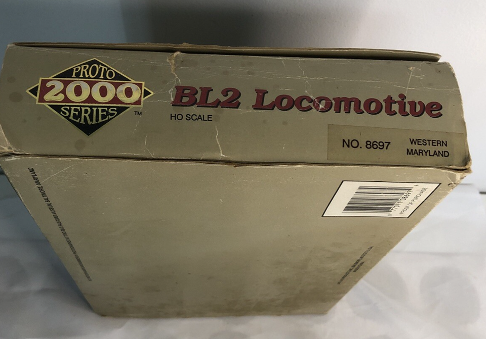 Proto 2000 8697 HO Scale Western Maryland BL2 Diesel Locomotive Like ...