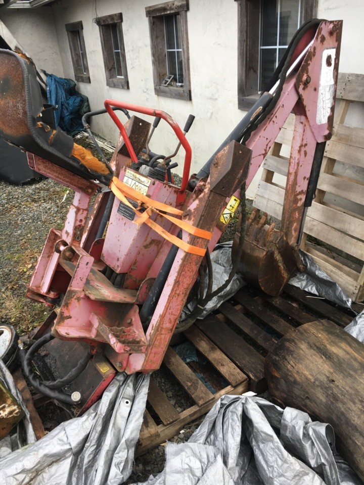 toro dingo mini skid steer backhoe attachment rare/best style | eBay