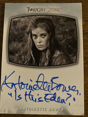 2020 Twilight Zone Archives Antoinette Bower Inscription Autograph AI ...
