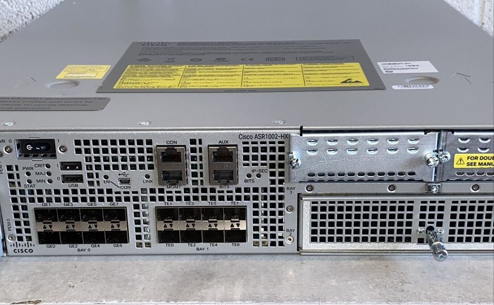 Cisco ASR1002-HX Aggregation Services Router Dual ASR1002-PWR-AC | eBay