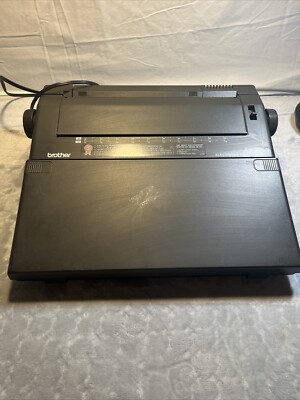 Brother Electronic Typewriter AX-22 With Cover Untested! | eBay