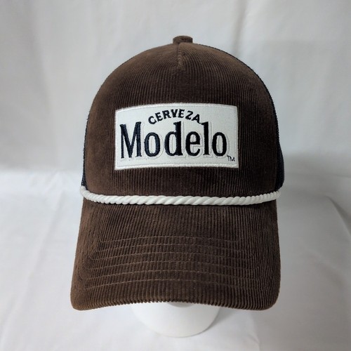 Cerveza Modelo Corduroy Snapback Baseball Cap Beer Trucker Mesh ...