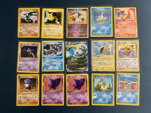 Rare Pokemon Card Lot LP/MP 1st Edition Gengar 20/62 Dark Croconaw 32/ ...