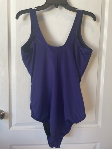 Miraclesuit Women’s One Piece Swimsuit Size 24 Purple Tummy Control | eBay