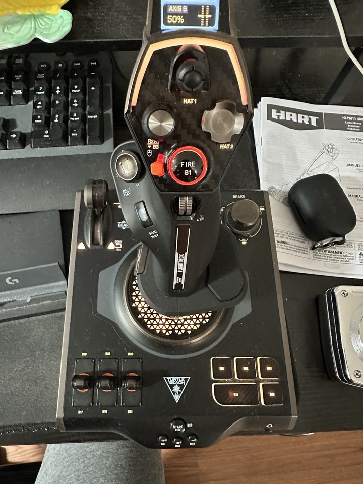 Turtle Beach VelocityOne Flightdeck Universal HOTAS Simulation System ...