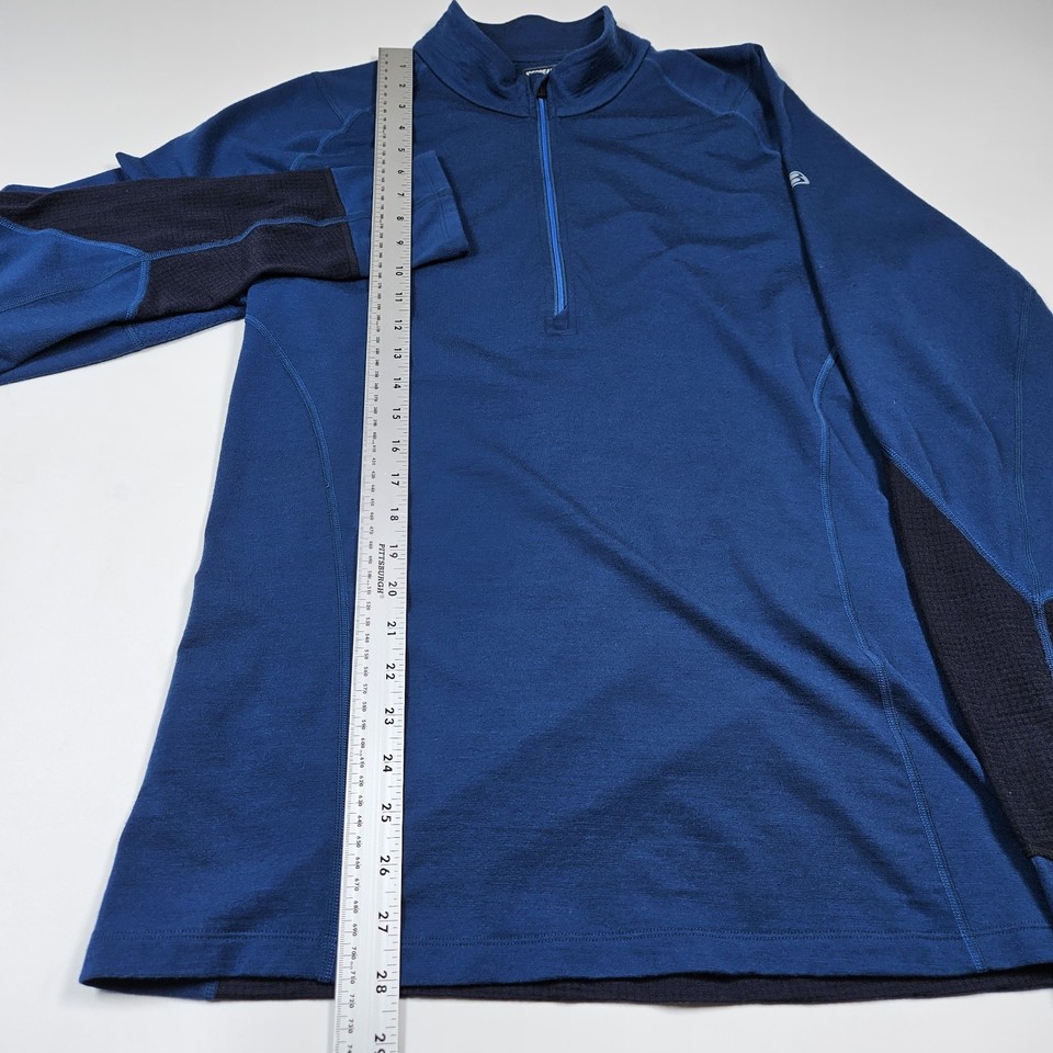 Icebreaker Sweater Mens XL X-Large Body Fit 260 Merino Wool Quarter Zip ...