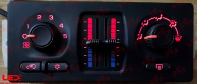 03-06 GM RED LED DIY UPGRADE KIT CLIMATE CONTROL BULB SILVERADO SIERRA ...