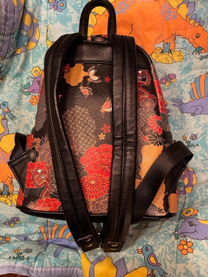 Loungefly Mushu Heart Logo Mini Backpack Super Rare | eBay