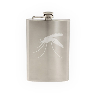 Mosquito Insect Bite nuisance Bug Spray Splat -8 oz etched flask | eBay