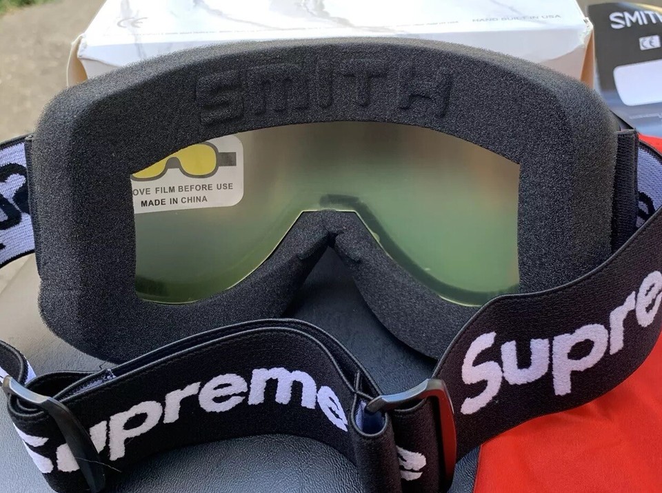 Supreme Smith Snowboard Goggle Ski Goggles Glasses Black FW15 Colorway ...