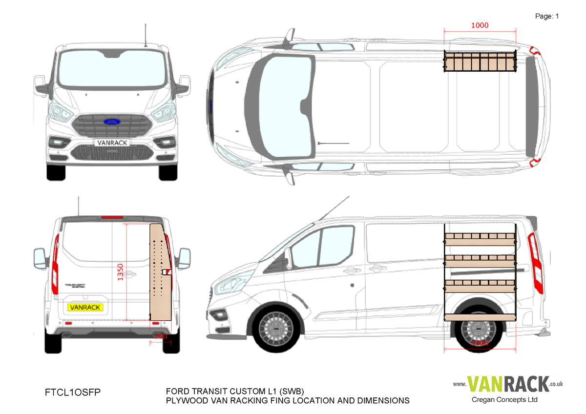 Ford Transit Custom Van Dimensions - Infoupdate.org