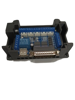 5 Axis CNC controller interface housing + PCB board, supported w/ Mach3 ...