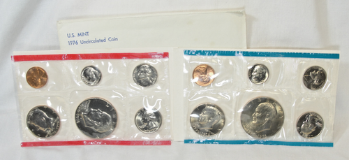 1976 Bicentennial Full 12-Coin US Mint Set P & D Issue Uncirculated | eBay