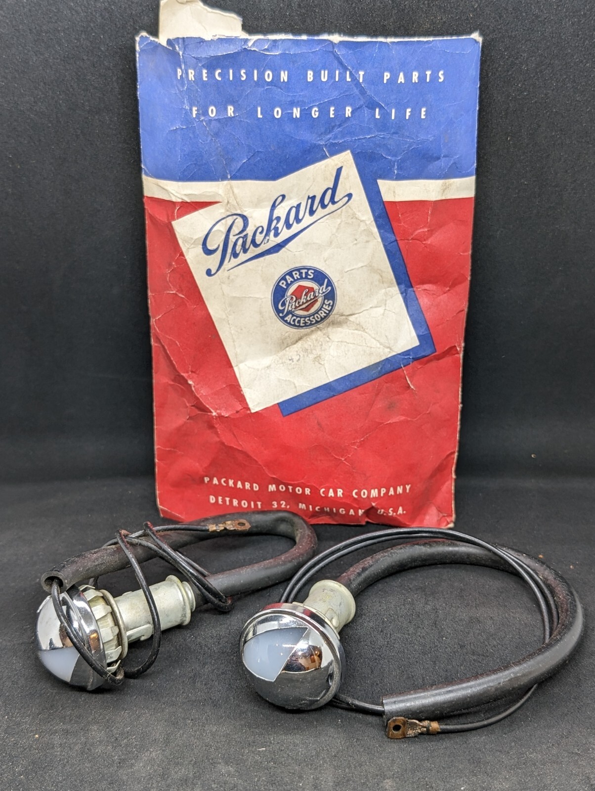 NOS 1954 PACKARD CLIPPER LICENSE PLATE LIGHT LAMP SET 439628 4PL | eBay
