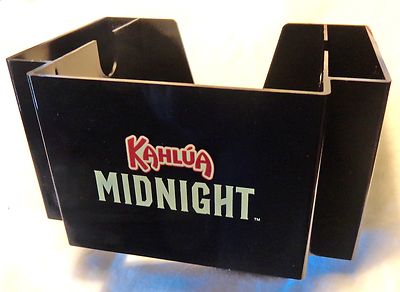 Kahlua Midnight Bar Caddy - Napkin, Straw, Swizzel Holder....NEW | eBay