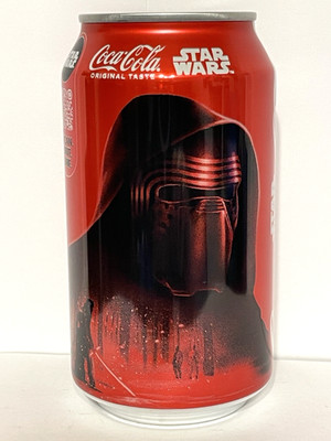 Coca Cola Kylo Ren UNOPENED Star Wars limited edition New Can 2025 Sith ...