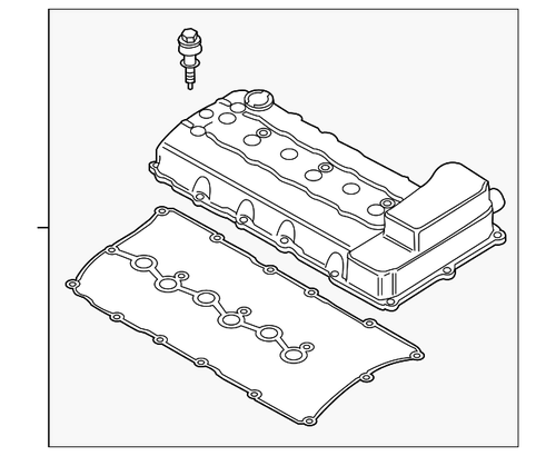 Genuine Volkswagen Valve Cover 03H-103-429-L | eBay