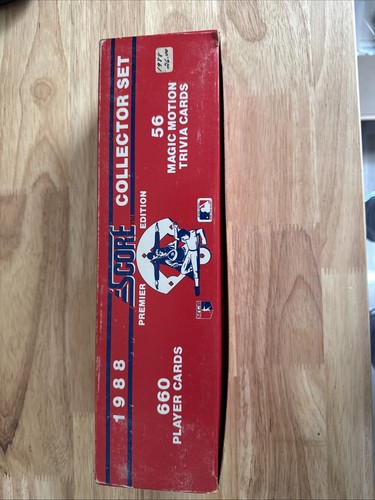 1988 Score Baseball Premier Edition Collector Set | eBay